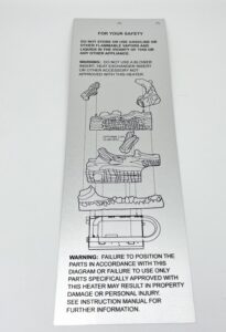Compliance and Safety Plates | Etched