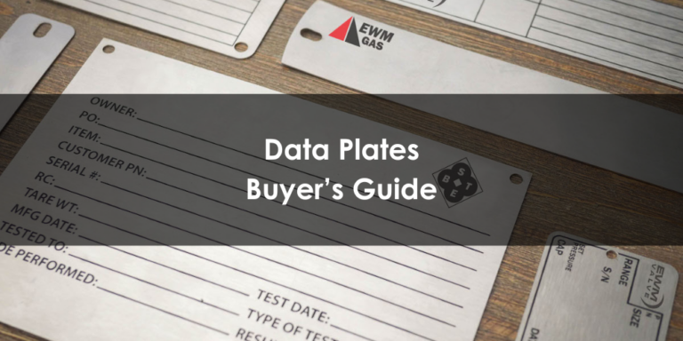Data Plates | Etched